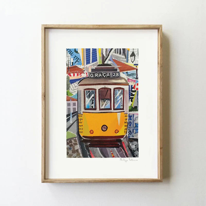 Lisboa – Collage Art by Philippe Patricio