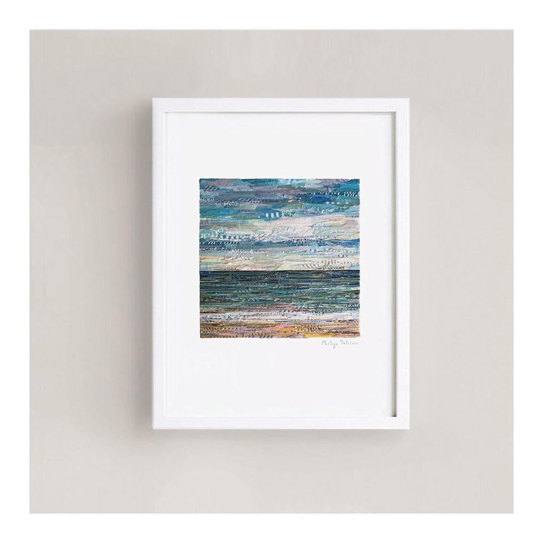 SEASCAPE XI – Collage Art by Philippe Patricio