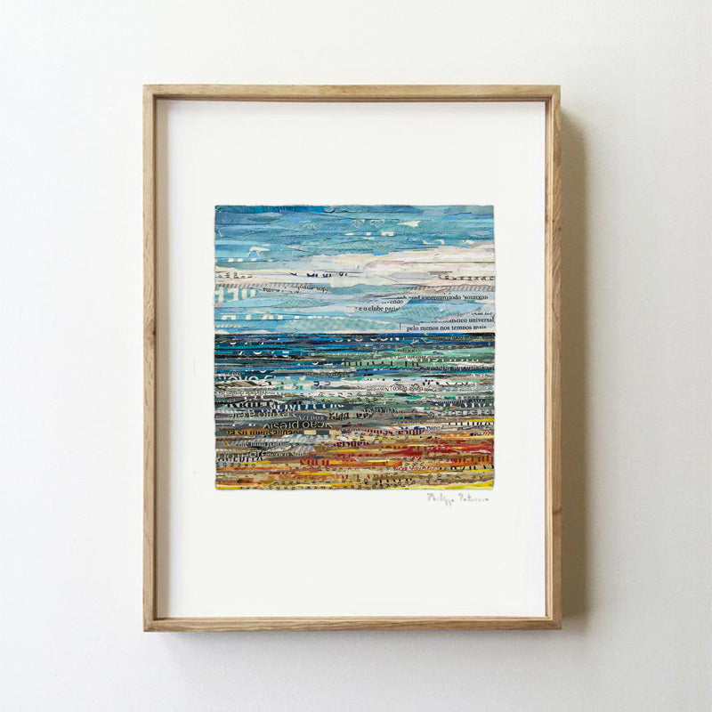 SEASCAPE XII – Collage Art by Philippe Patricio